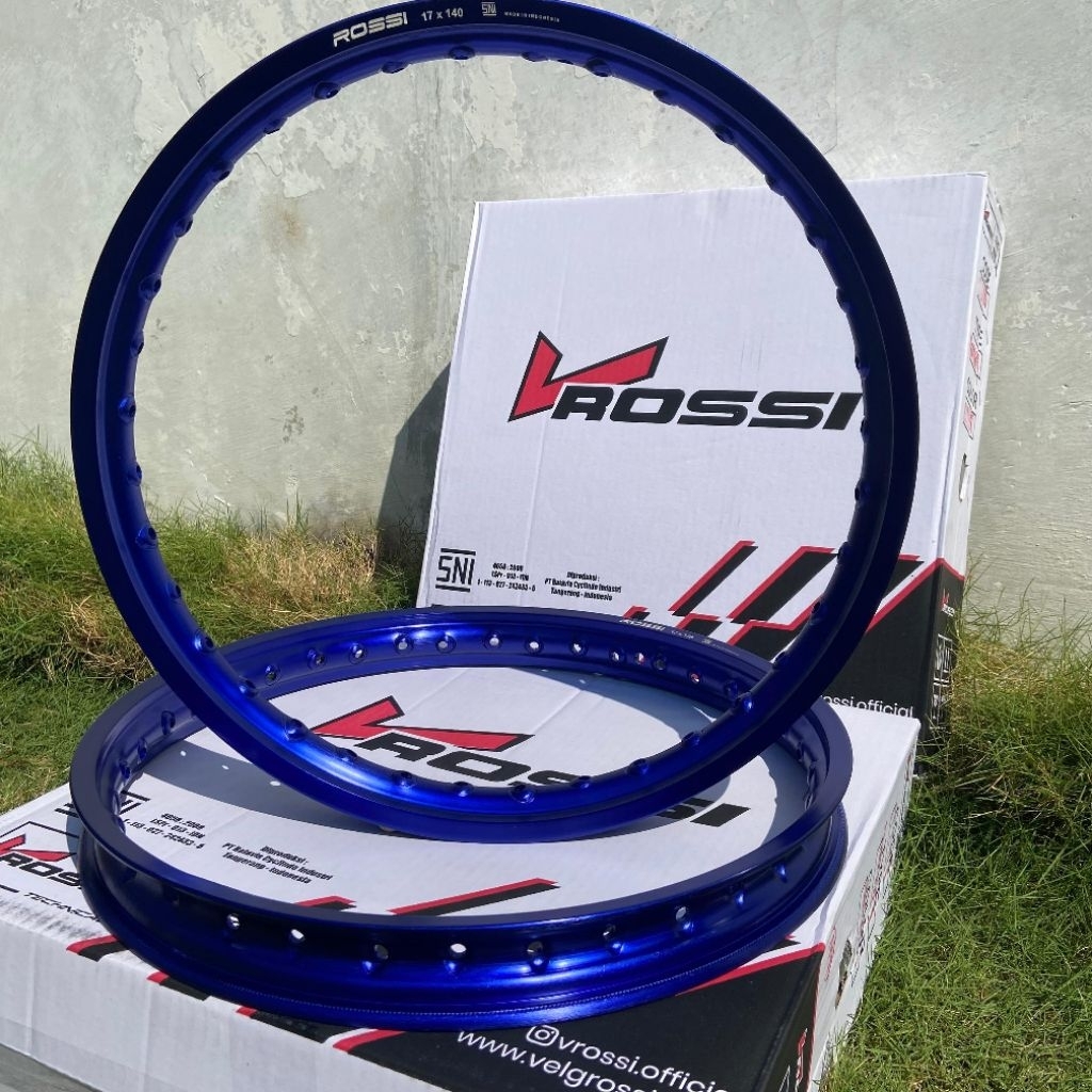 Jual VELG ROSSI WM WARNA DRAG BLUE BIRU RING17 UKURAN 120 140 160 185 ...