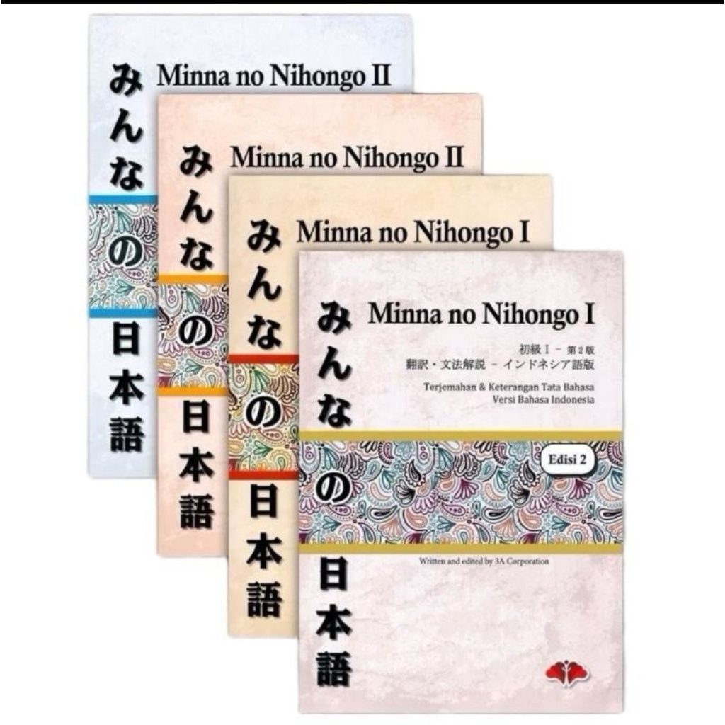Jual MINNA NO NIHONGO 1 DAN 2 II 2 DAN TERJEMAHAN EDISI 2 | Shopee ...