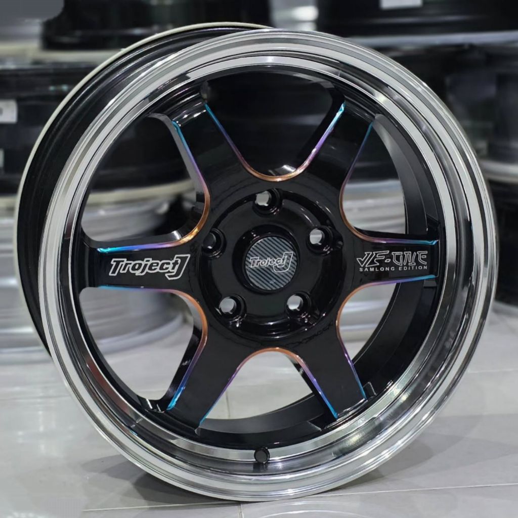 Jual velg racing ring 16 SAMLONG JF ONE PCD 5X114,3 LEBAR 7 velg mobil r16 velg mobil Innova ...