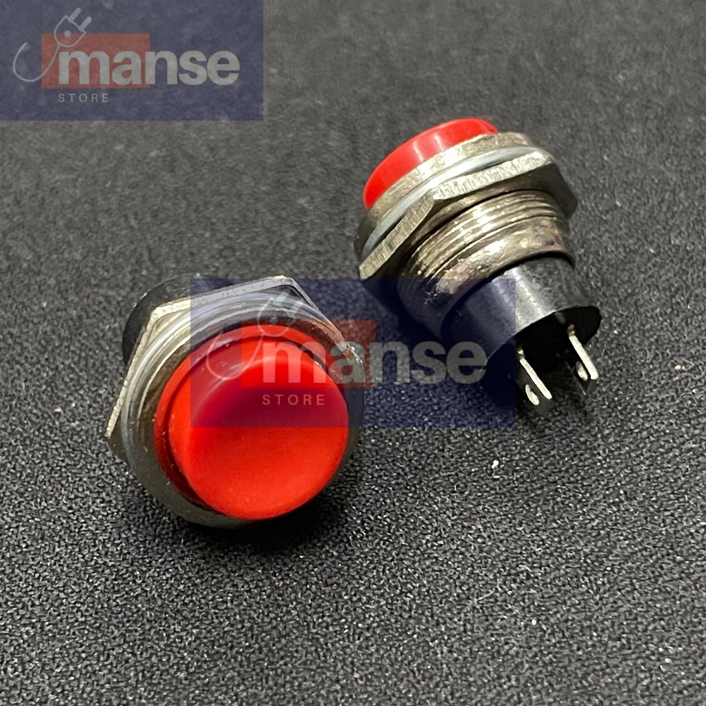 Jual [SATUAN] Tombol Push On Besar / Saklar Push On Bulat Besar 16mm ...