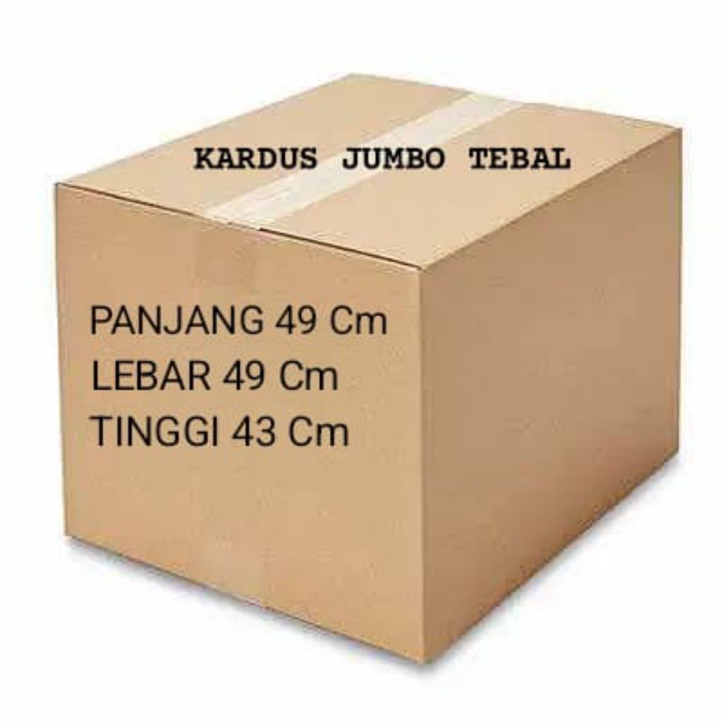 Jual Kardus Karton Box Besar 49x49x43 CM Dus Box Jumbo Packing Pindahan ...