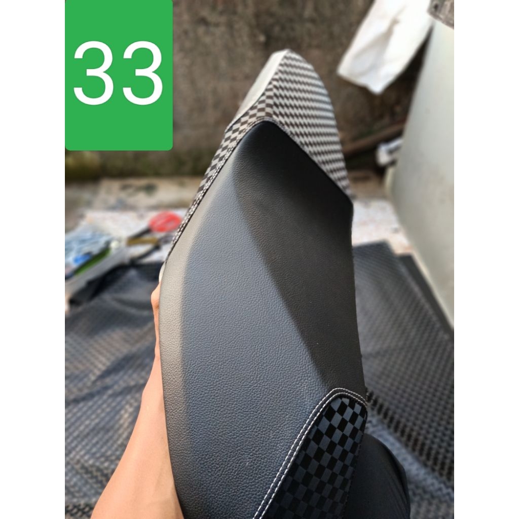 Jual jok Mio sporty/vario new 125 MBTECH JERUK+CARBON 4D fulset tingal ...