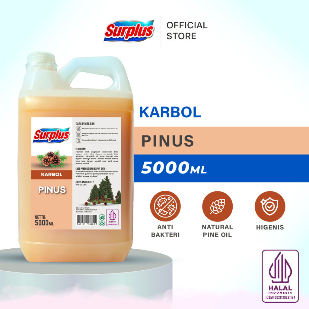 Jual Surplus Karbol Pinus Karbol Wangi Pinus Karbol Cemara Karbol Wangi ...