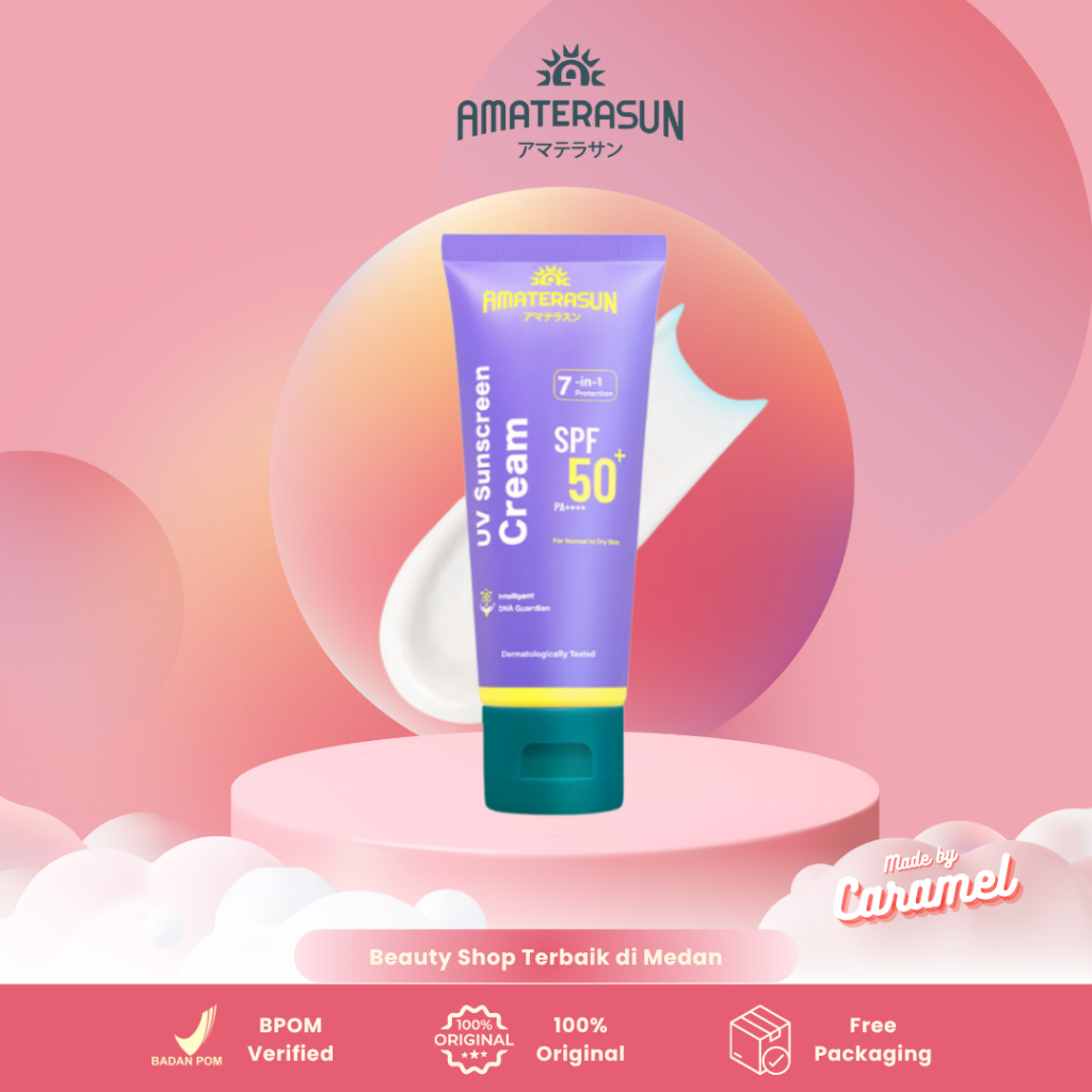 Jual AMATERASUN UV Sunscreen Cream SPF 50+ PA++++ | Shopee Indonesia