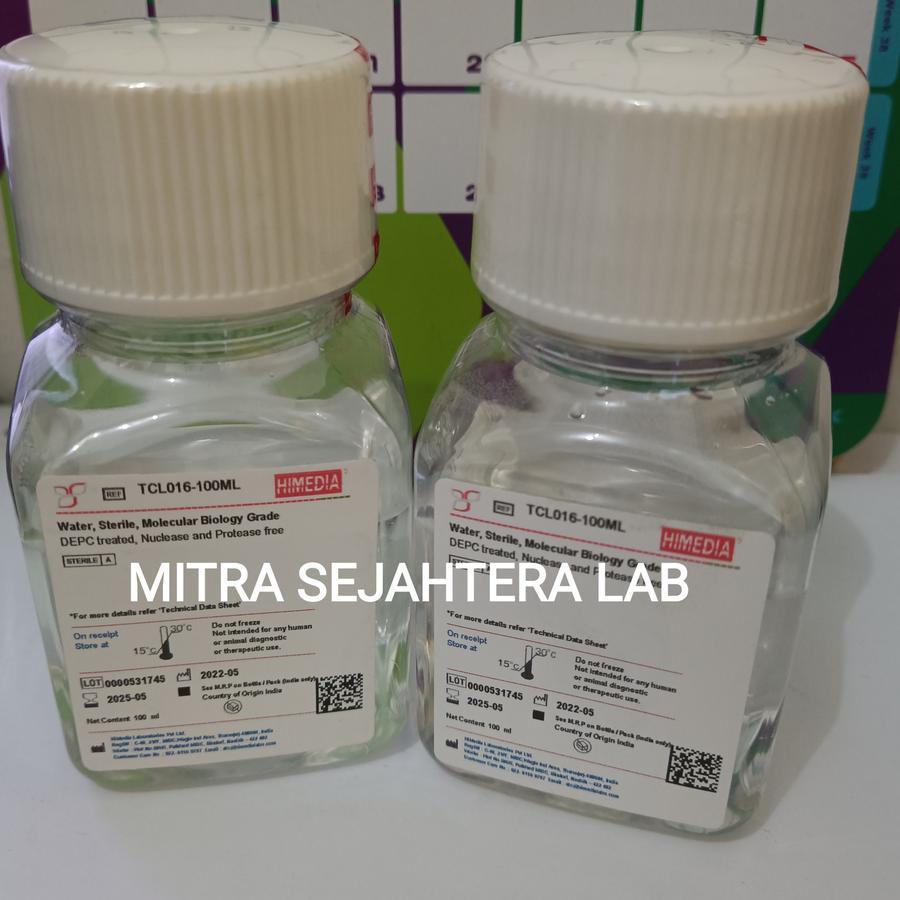 Jual Water DEPC Sterile Treated Nuclease Protease Free Himedia 100 ML ...