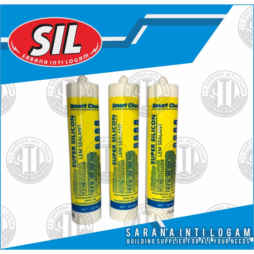 Jual Lem Kaca Sealant Silikon Silicone Tabung Botol Sealant Murah 320 ...