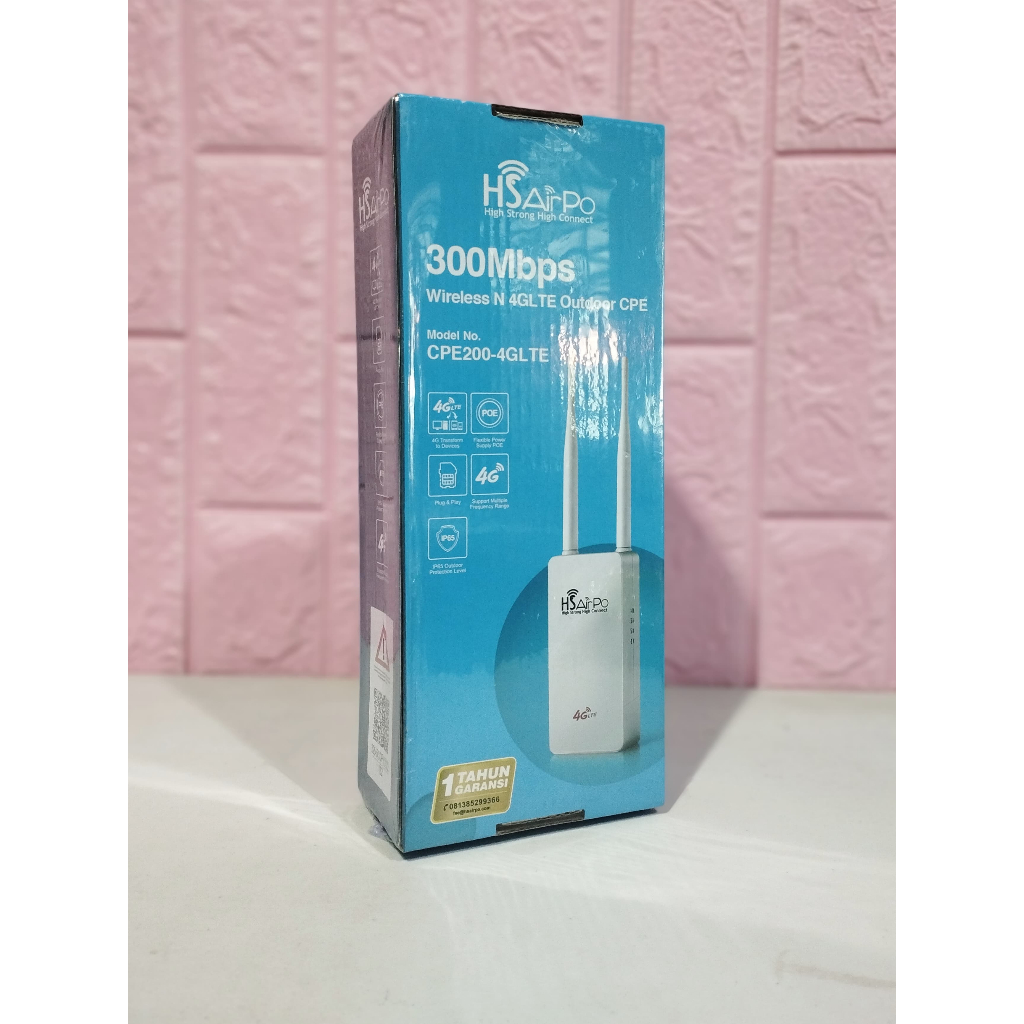 Jual HSAIRPO CPE200-4G-LTE Outdoor Wireless 2.4ghz 300Mbps N1 HS-AIRPO ...