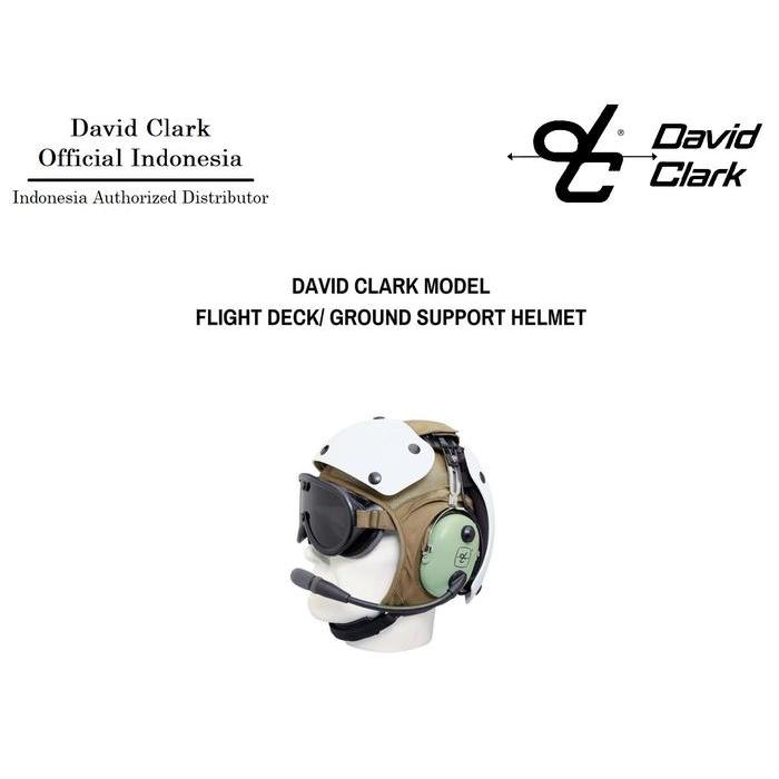 Jual David Clark Flight Deck/Ground Support Helmet | Shopee Indonesia