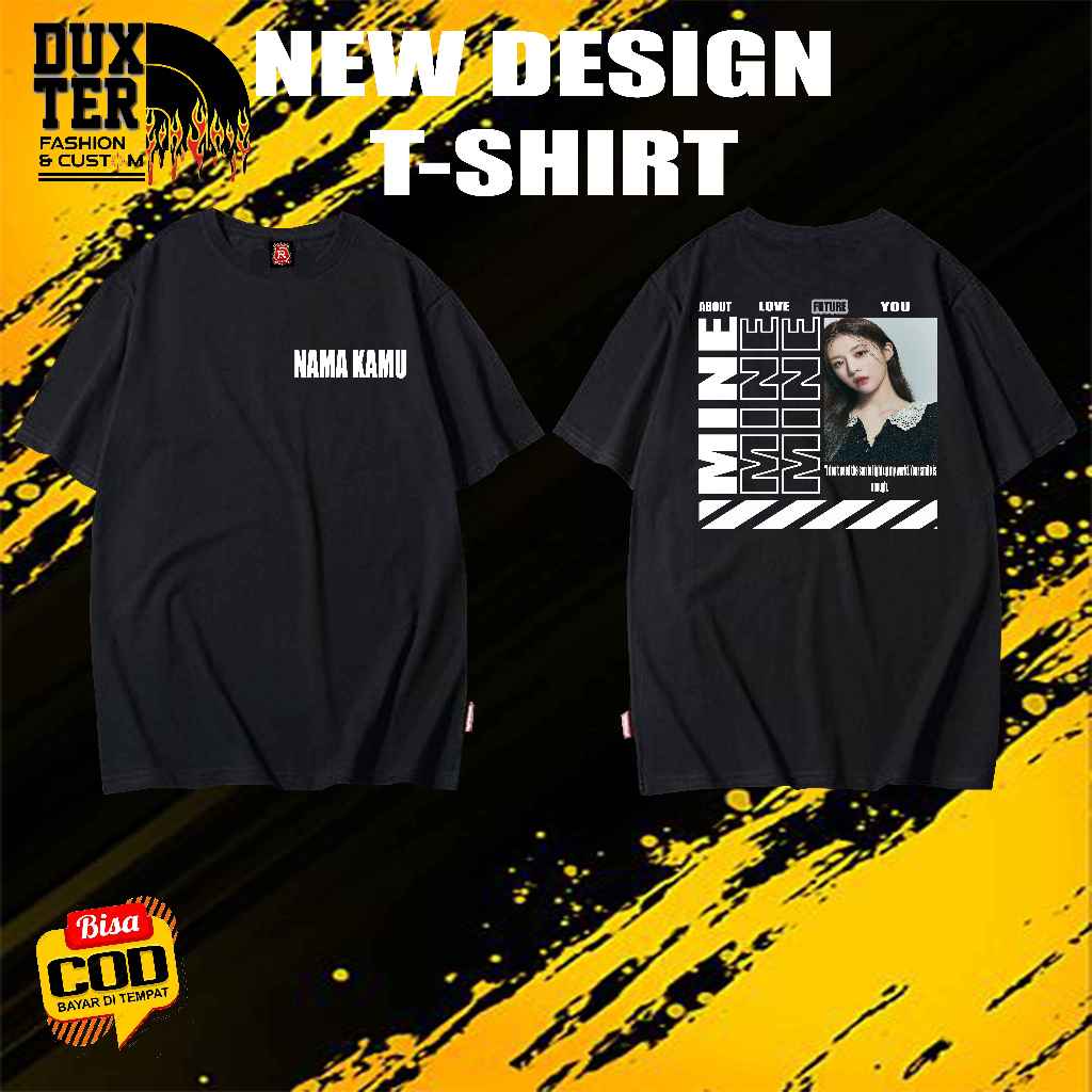 Jual KAOS COSTUM BUCIN AESTHETIC - KAOS COSTUM BISA REQUEST NAMA DAN FOTO - SABLON DTF - KAOS ...