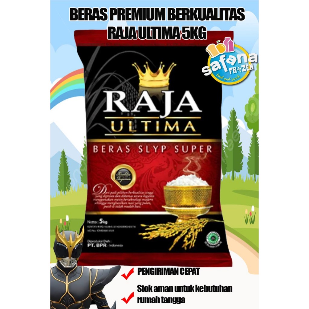 Jual Beras RAJA PLATINUM / RAJA ULTIMA 5kg – Beras Premium Pulen Wangi ...