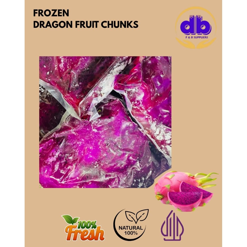 Jual Buah Naga Beku | Frozen Dragon Fruit (IQF) | Shopee Indonesia