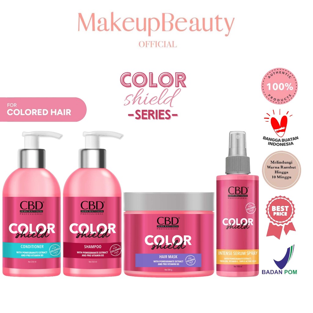 Jual CBD Color Shield Hair Mask | Shampoo | Conditioner | Hair Spray ...
