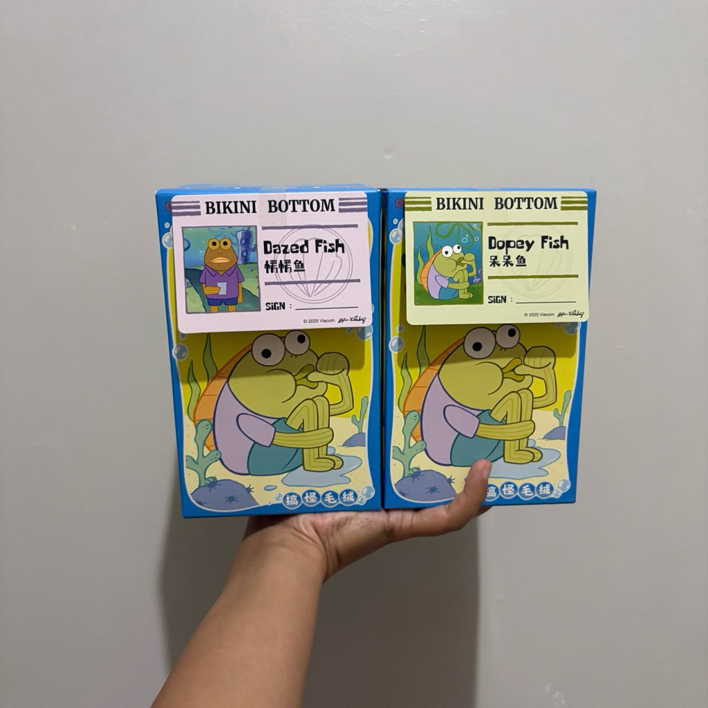 Jual [SELECTED] Pop Mart Bikini Bottom Buddies Dazed Fish Dopey Fish ...