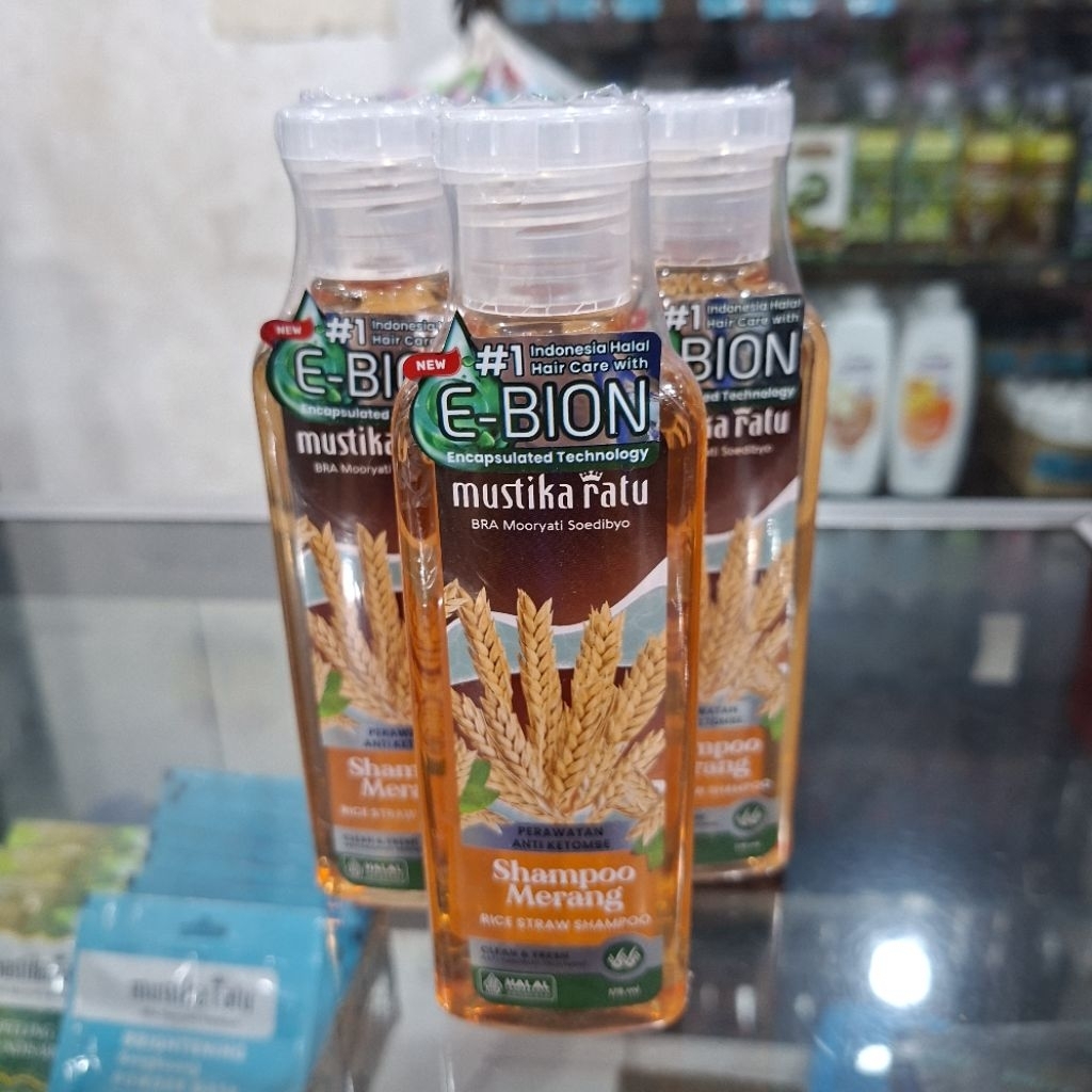 Jual Mustika Ratu Shampoo Merang 175ml Shampo Original BPOM | Shopee ...