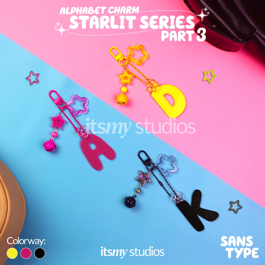 Jual itsmy studios - Sans Alphabet Charm Starlit Series Part 3 - Bag ...