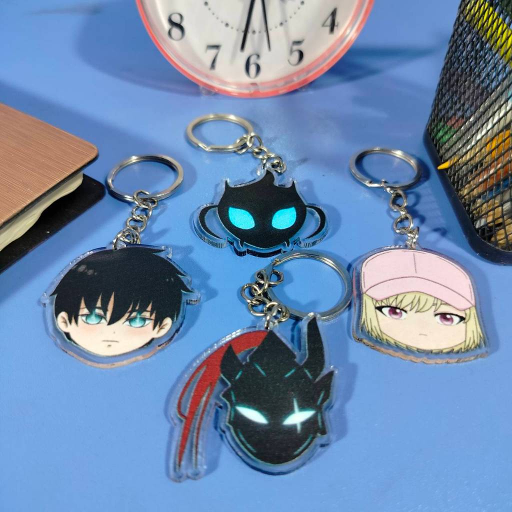 Jual Gantungan Kunci Akrilik - Keychain Manhwa Solo Leveling - Sung Jin ...