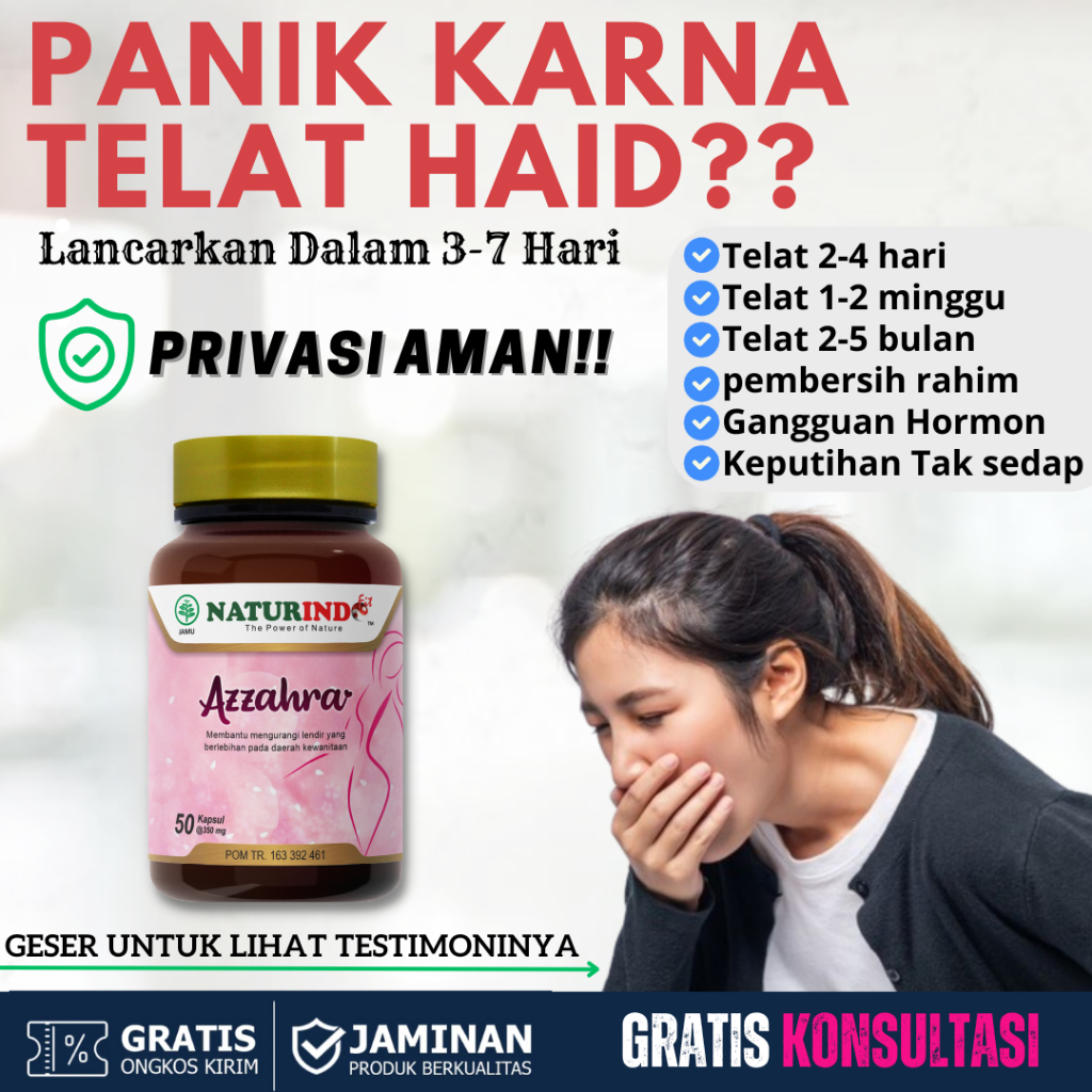 Jual Obat Telat Dateng Bulan Pelancaran Menstruasi Obat Telat Datang ...