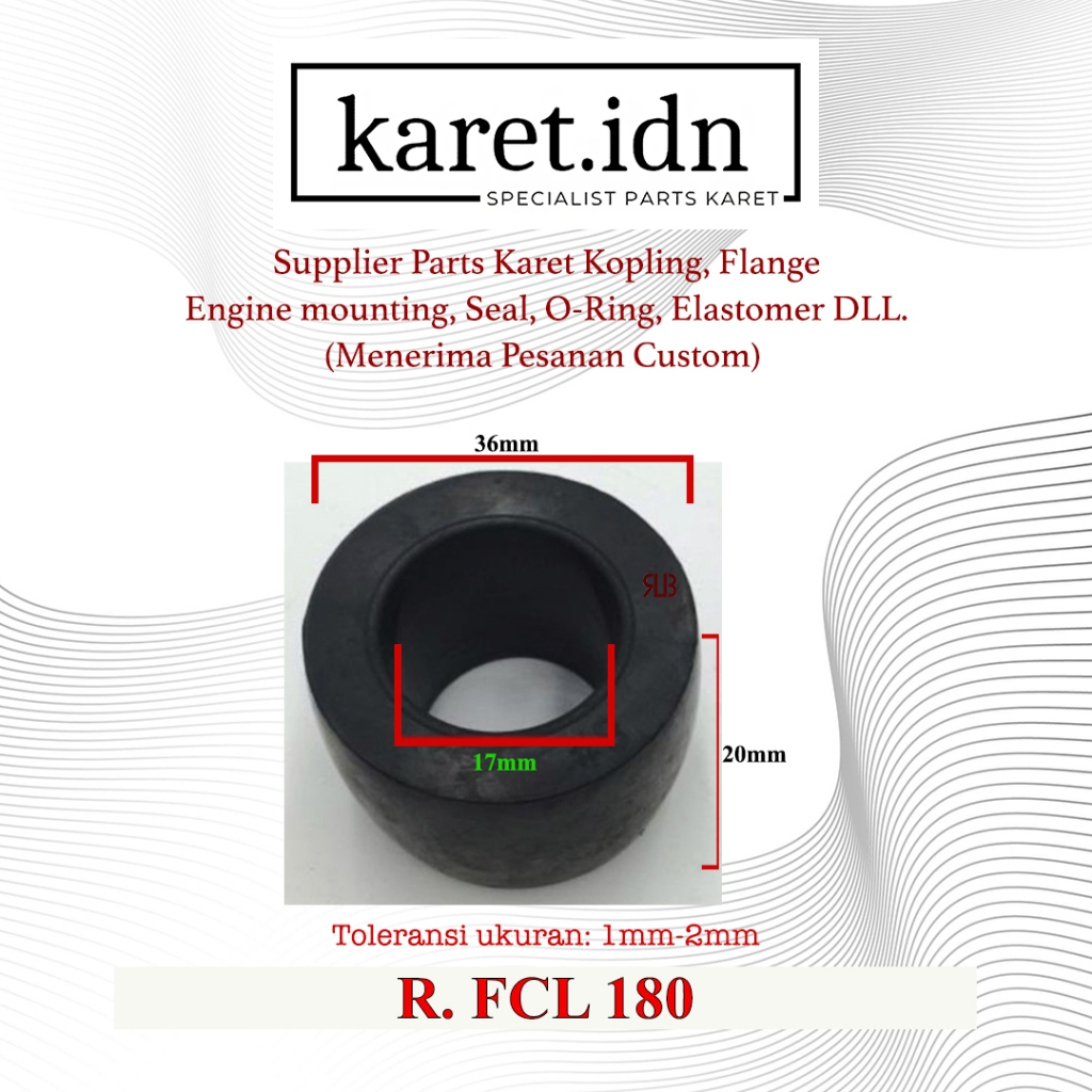 Jual KARET KOPLING FCL 180 rubber coupling fcl 180 | Shopee Indonesia