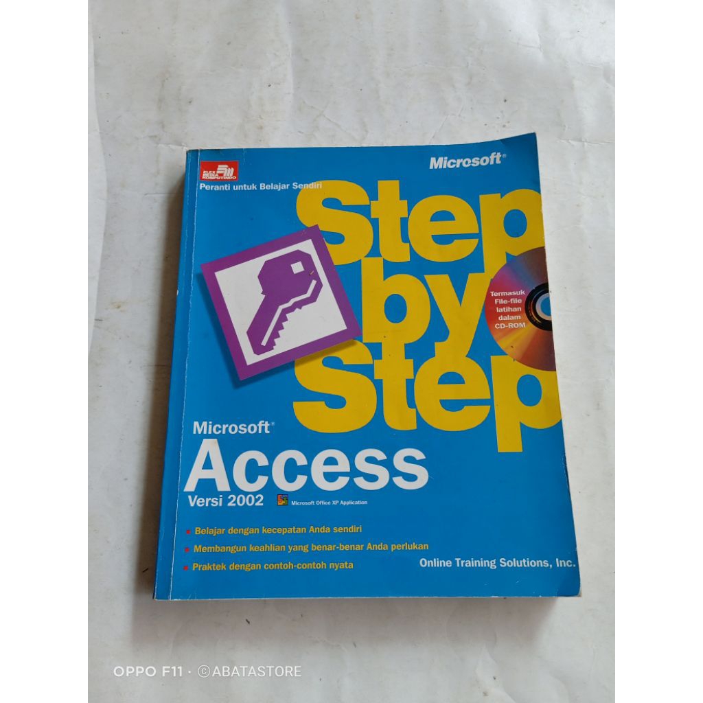 Jual BUKU BEKAS STEP BY STEP MICROSOFT ACCESS VERSI 2002 NON CD | Shopee Indonesia