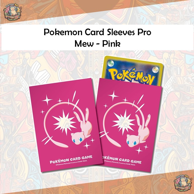 Jual Mew - Pink (64 Sleeves) Pokémon TCG Card Sleeves Pro | Shopee ...