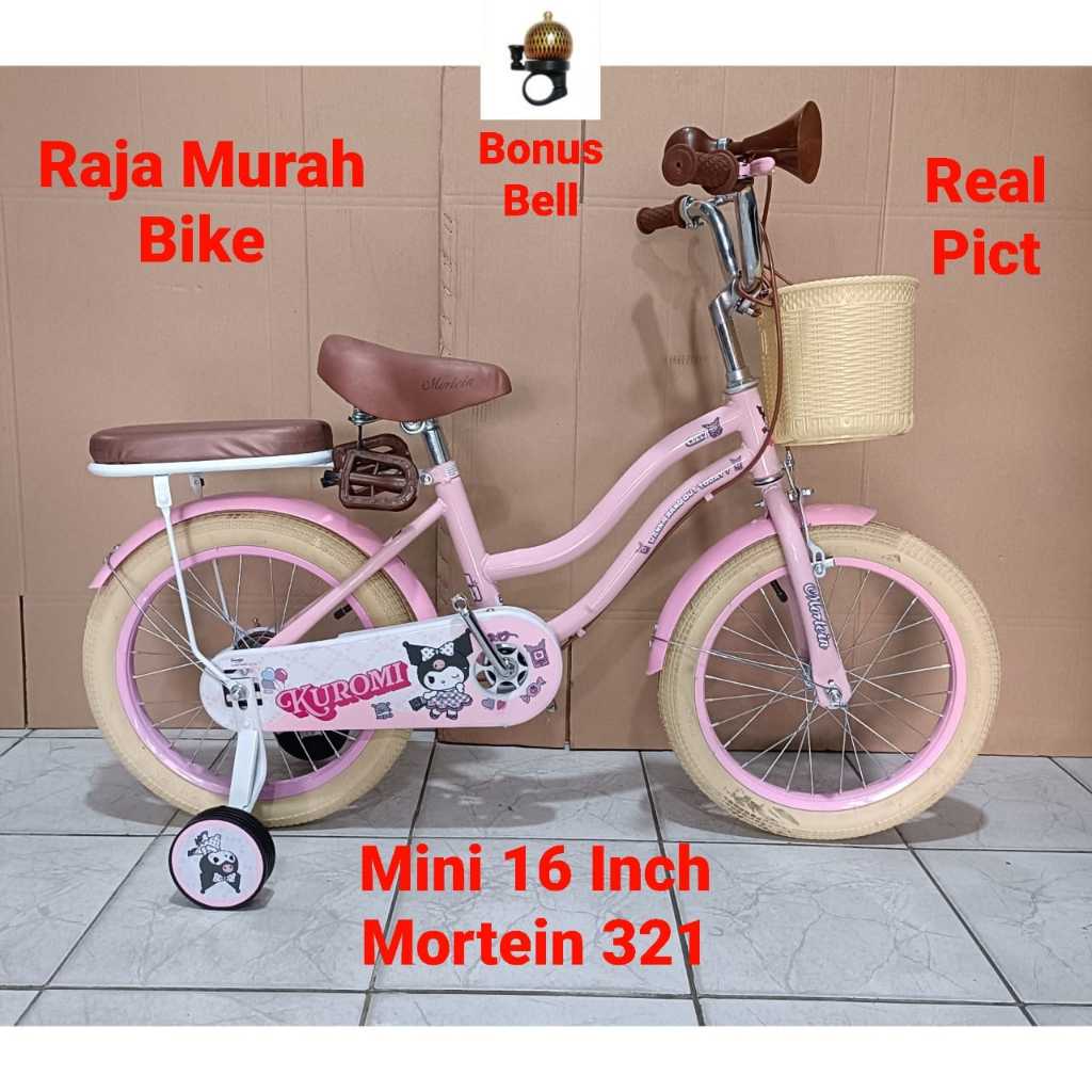 Jual Sepeda Anak Perempuan Mini 16 Inch Mortein 321 Kuromi Sepeda Anak Terbaru Mortein 321 ...