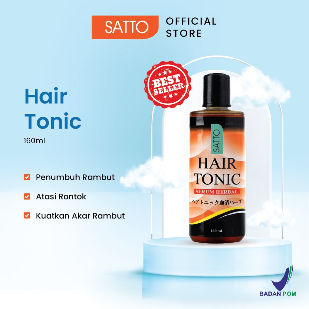 Jual BEST SELLER Satto Hair Tonic Serum Herbal 160ML - Penumbuh Rambut, Atasi Rontok & Kuatkan ...