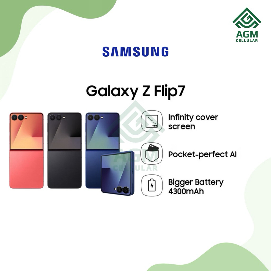 Jual HANDPHONE SAMSUNG GALAXY Z FLIP 7 RAM 12GB/512GB | 12GB/256GB (Jet ...