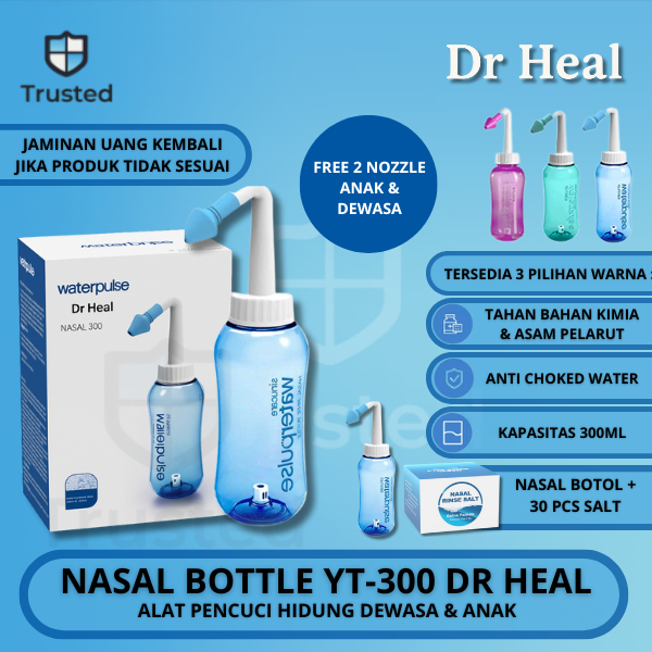 Jual Botol cuci hidung / Nasal wash bottle 300ML cocok untuk sinus ...