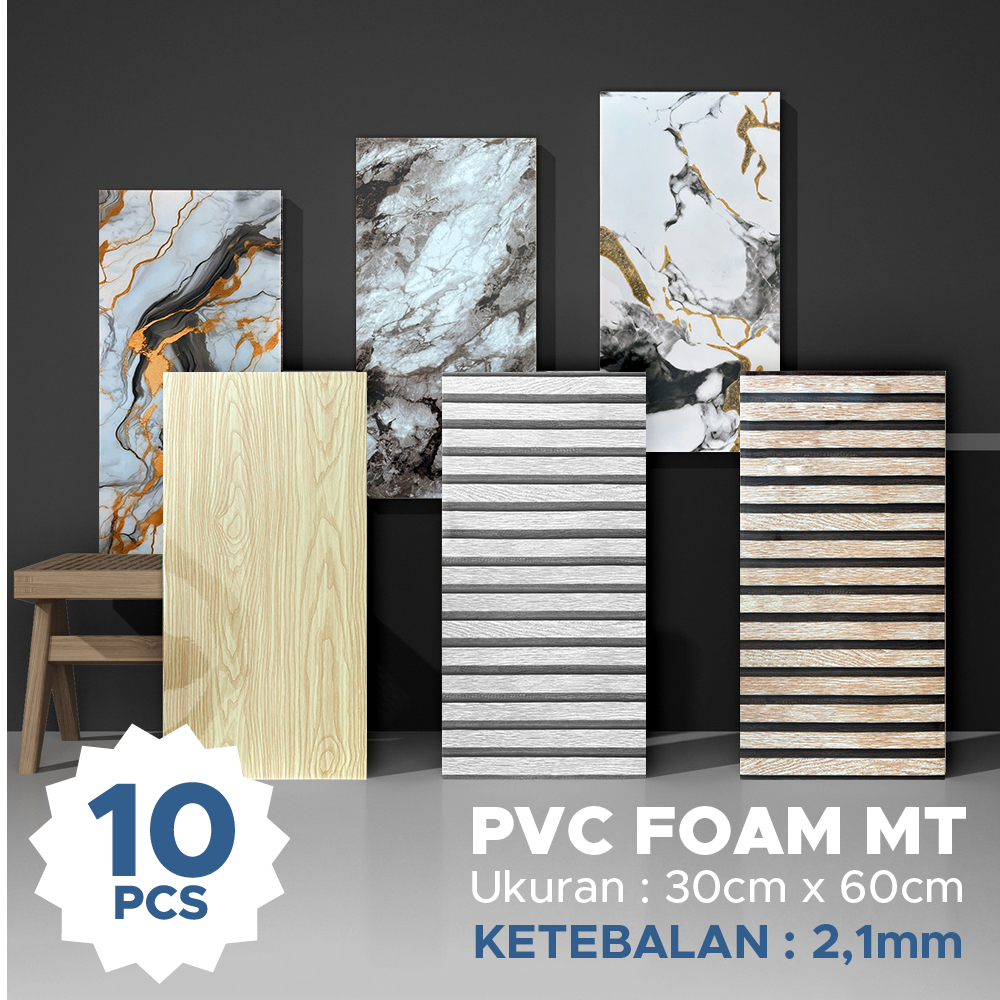 Jual ( PAKET 10 LEMBAR ) Wallpaper Dinding Vinyl Marble 30 x 60 cm / Marbel Granit / Stiker ...