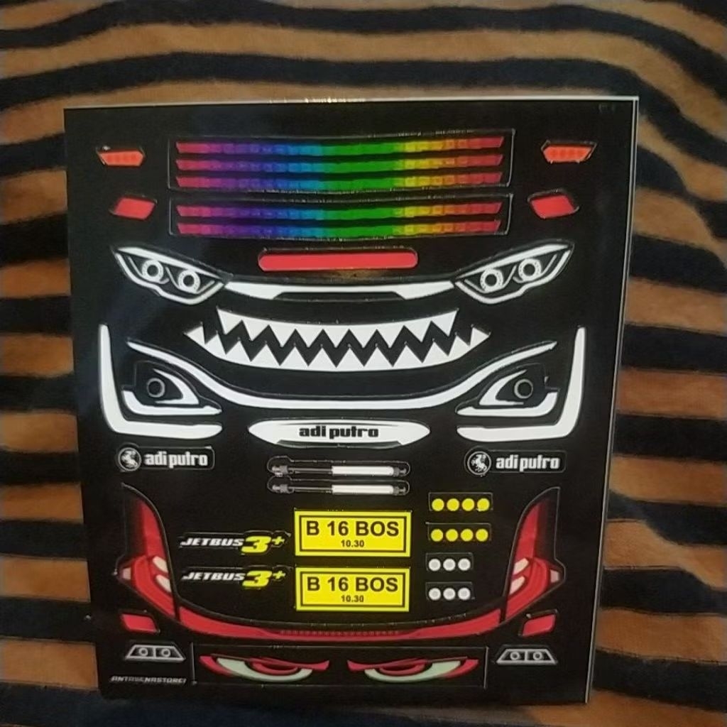 Jual Stiker HeadLamp HIU JB3 Miniatur Bus | Shopee Indonesia