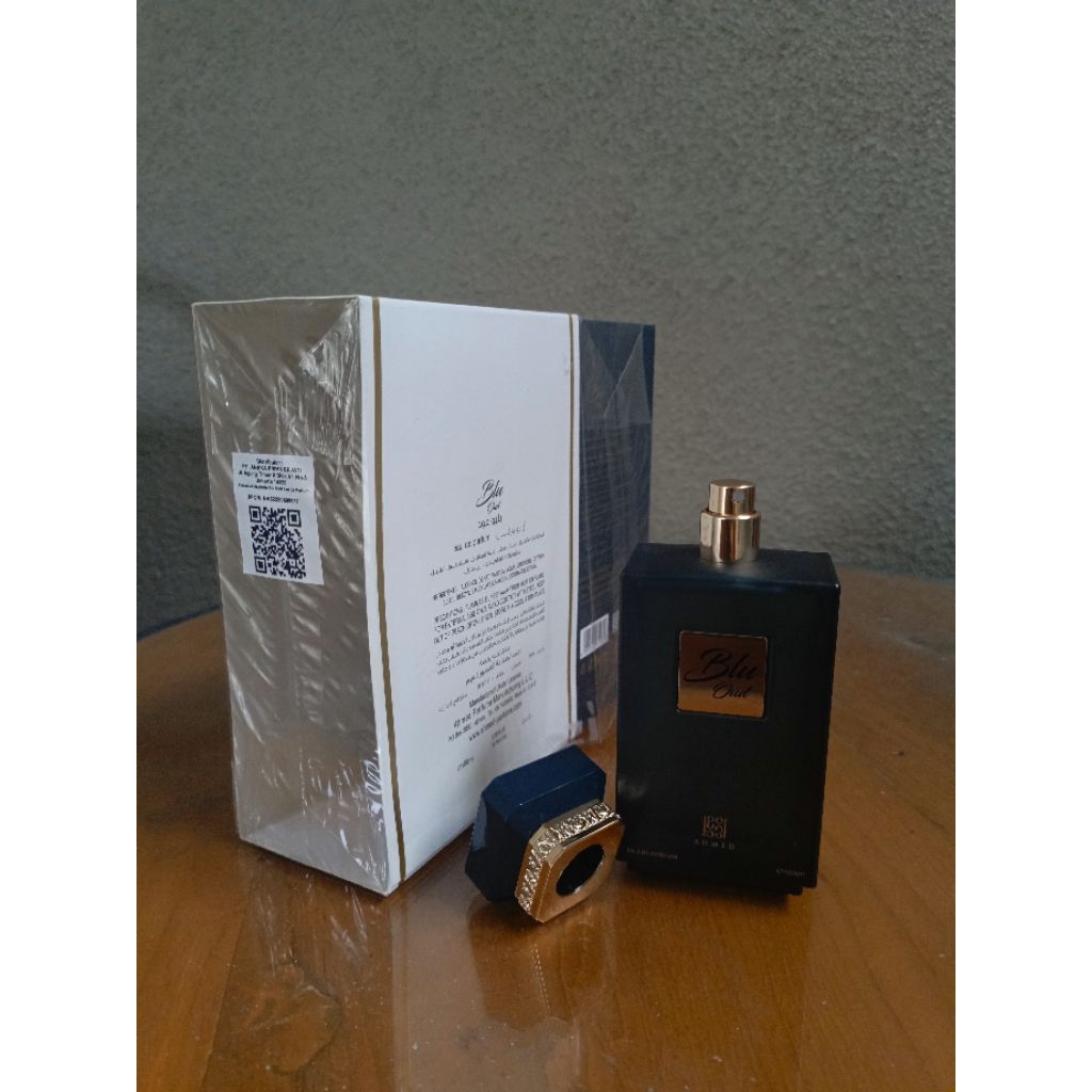 Jual Parfum Ahmed Blu oud 100ml Preloved | Shopee Indonesia