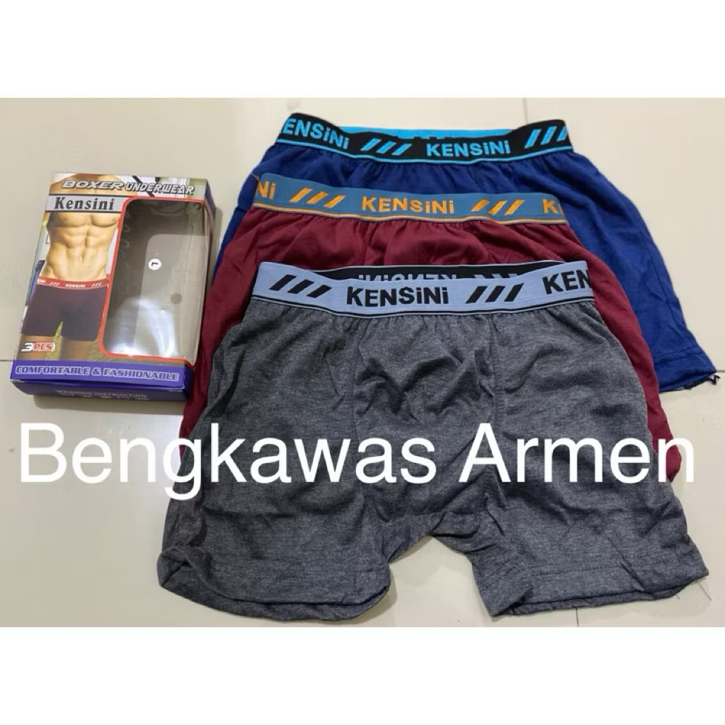 Jual Celana Dalam Pria ISI 3 / BOXER PRIA / KENSINI / CD PRIA BOXER ...