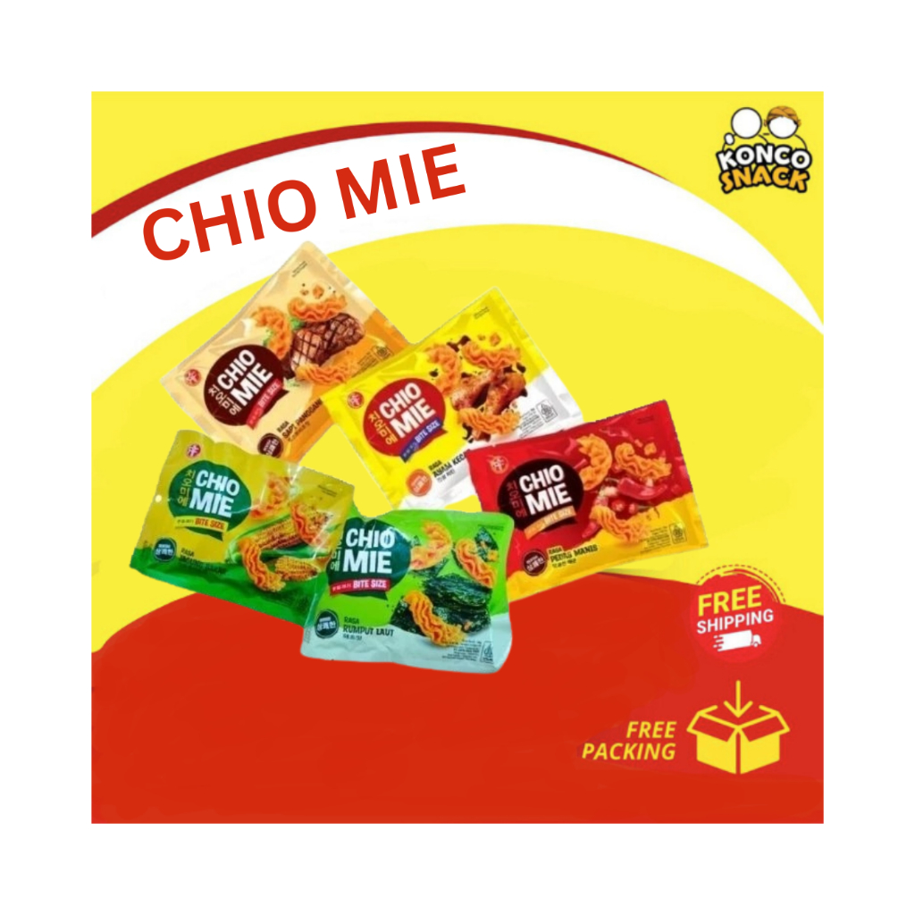 Jual Chio Mie Bite Size 15gr Snack Keripik Bite Size Pedas Manis Rumput ...