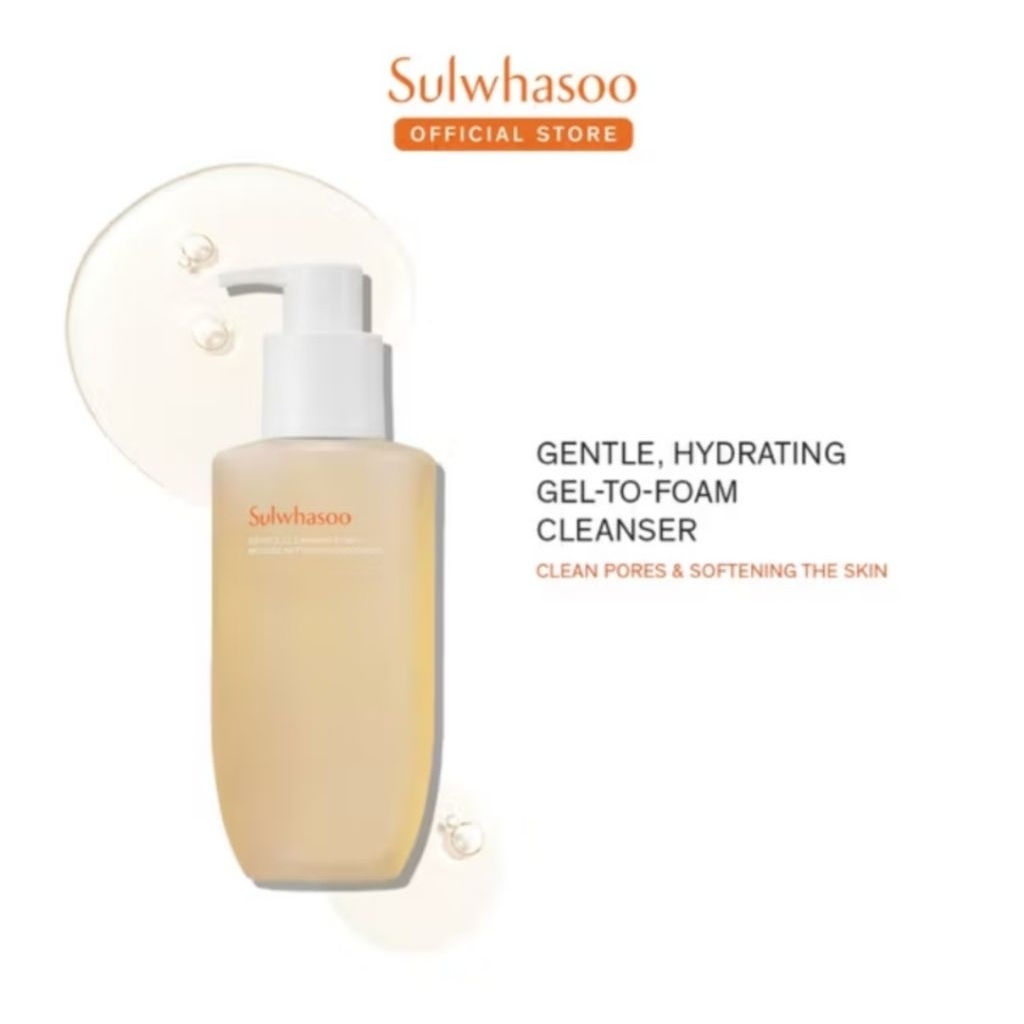 Jual Sulwhasoo Gentle Cleansing Foam 200 ml | Shopee Indonesia