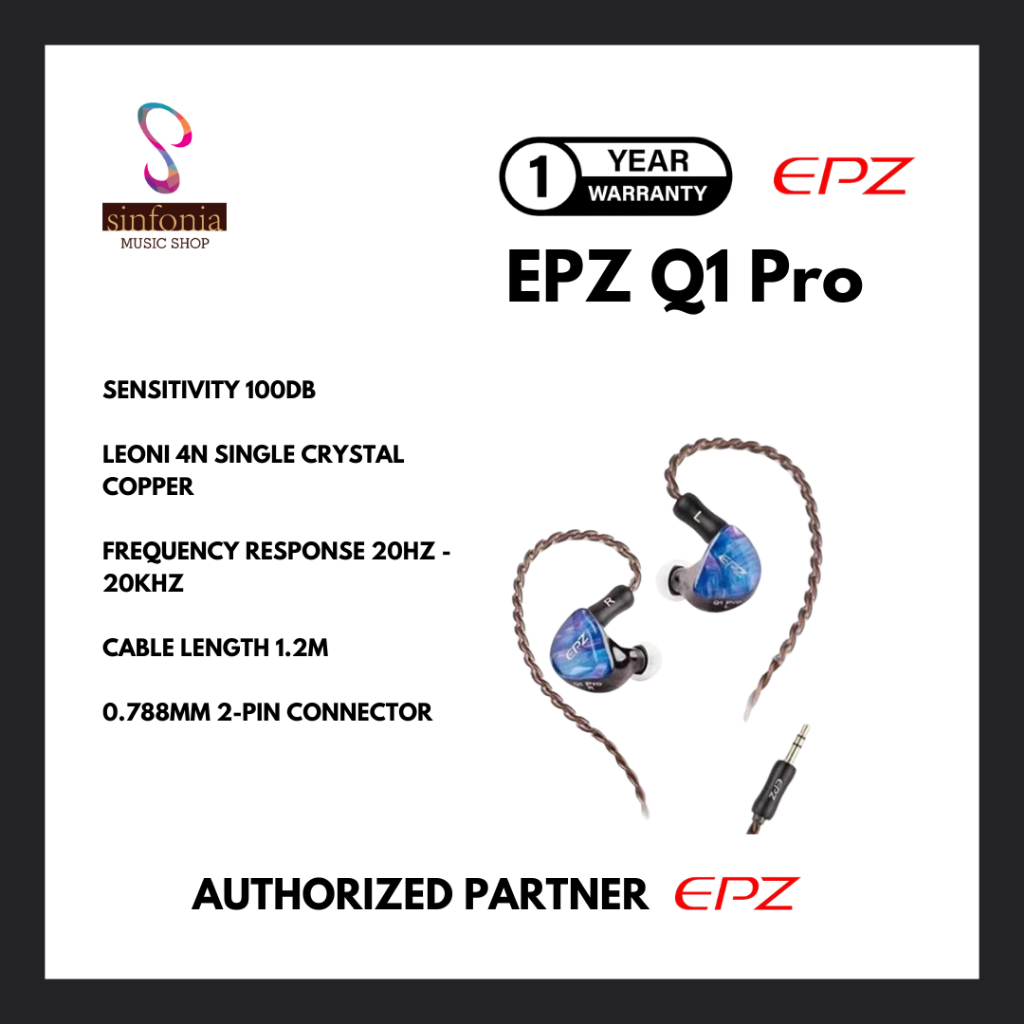 Jual EPZ Q1 Pro Earphone Wired HIFI Bass Dynamic Driver In Ear Earphone ...
