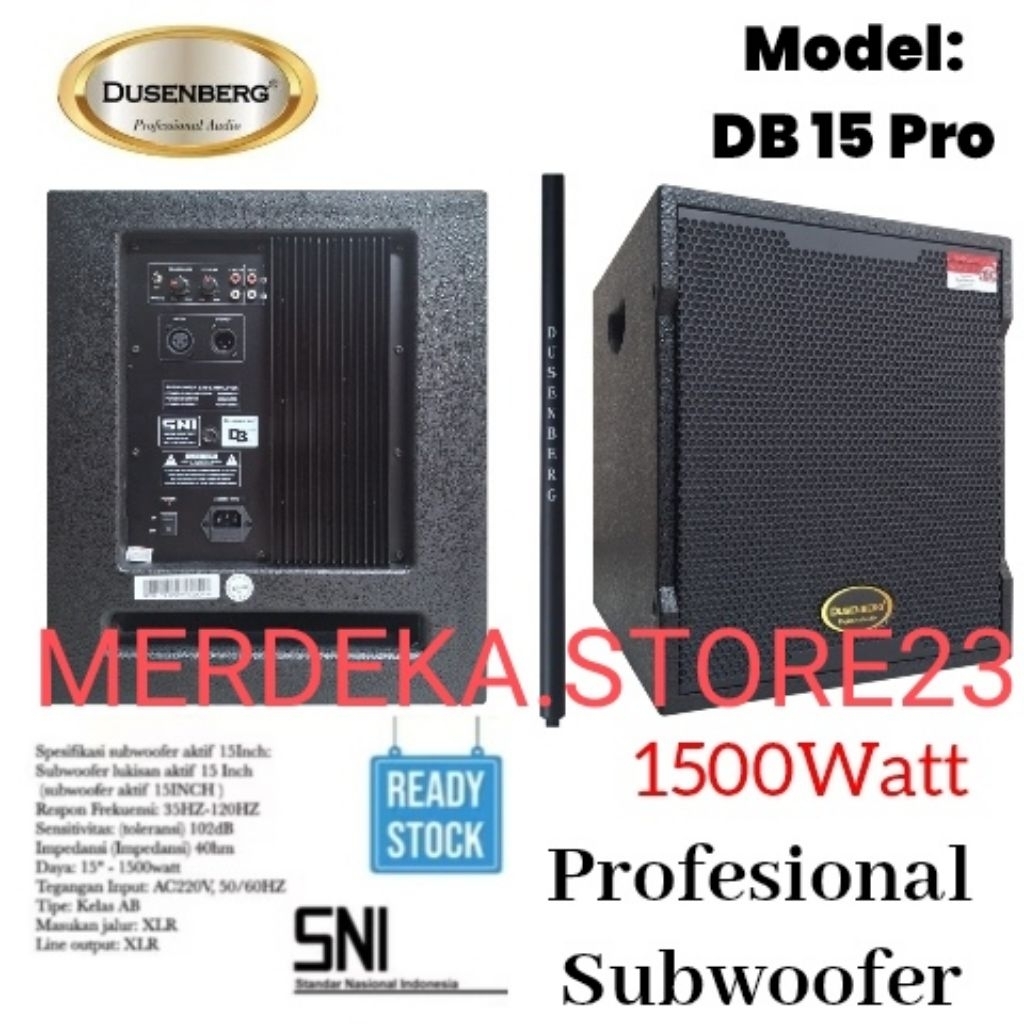Jual NEW DUSENBERG dB15PRO Subwoofer Aktif 15 Inch DUSENBERG dB 15PRO ...