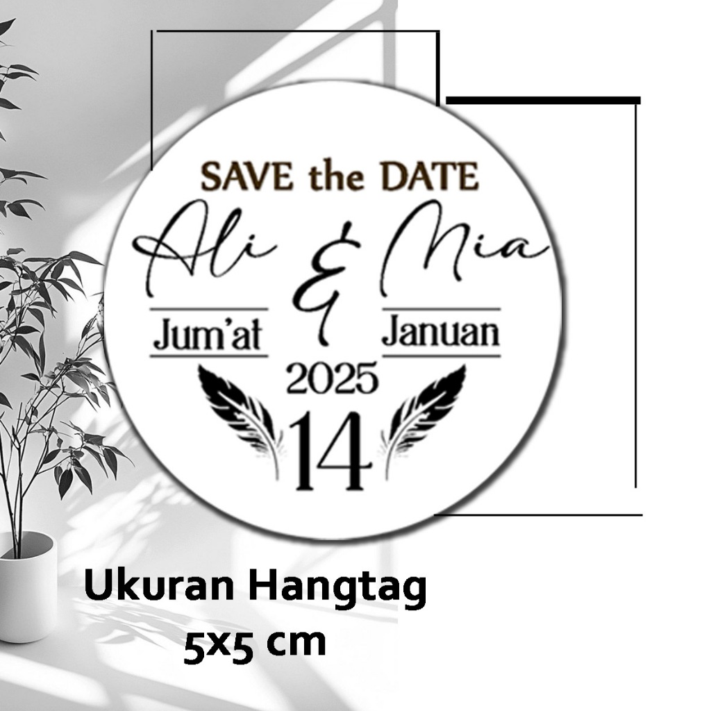 Jual Undangan Nikah 2Ply+Hangtag Tali Rami Undangan Nikahan || Undangan ...