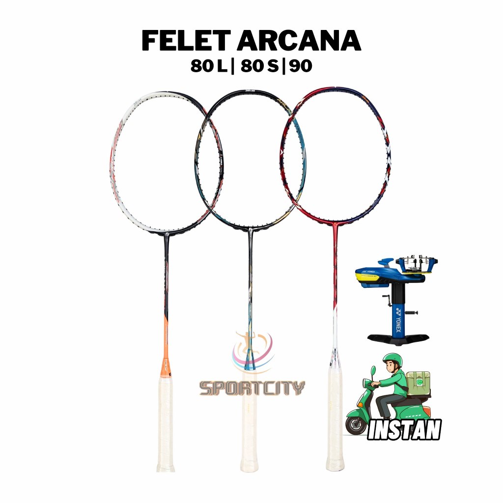 Jual Raket Badminton FELET ARCANA 80L 80S 90 Advance Original | Shopee ...