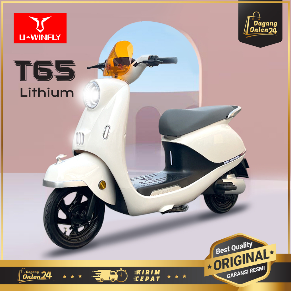 Jual Sepeda Listrik Uwinfly T65 Baterai Lithium Jok Panjang 600Watt ...