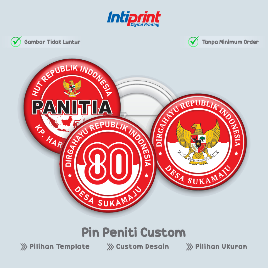 Jual Pin Peniti Kemerderkaan Custom / Pin Bros Edisi 17 Agustus ...