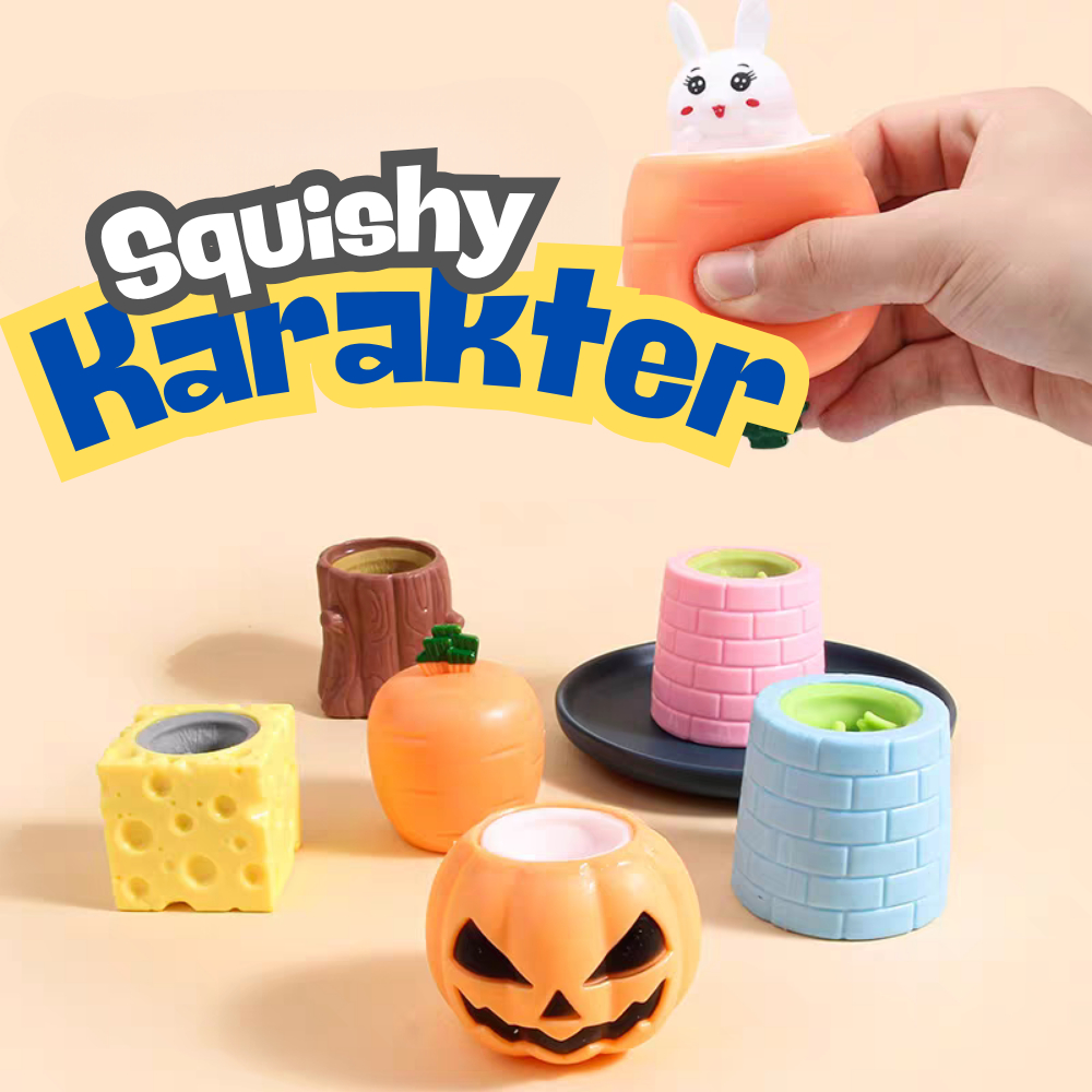 Jual Pop Up Squishy Karakter Lucu / Mainan Squishy Pop Up Stress Ball ...