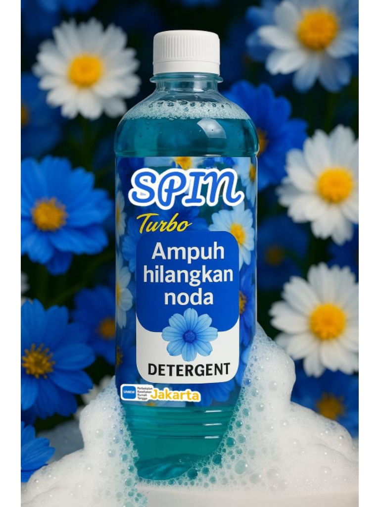 Jual Spin turbo detergent 1 liter | Shopee Indonesia