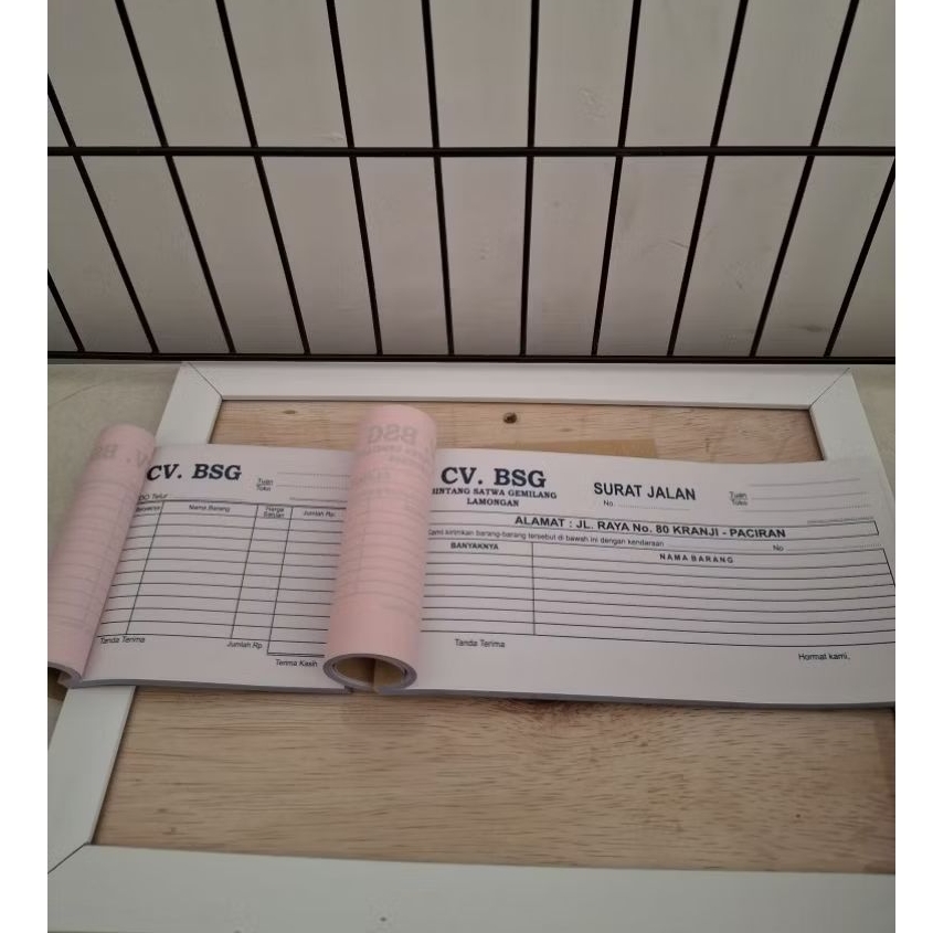 Jual NOTA USAHA TOKO BON FAKTUR CUSTOM DESAIN 1 PLY 2 PLY TERMURAH ...