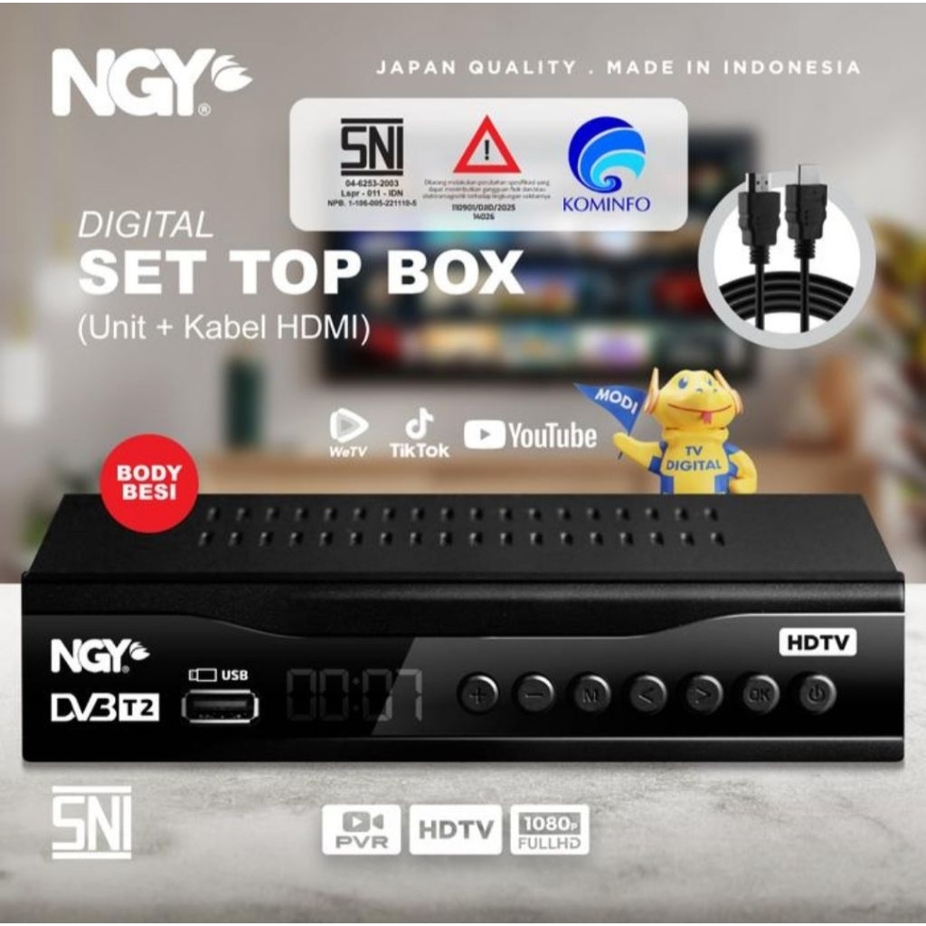 Jual NAGOYA DIGITAL SET TOP BOX SIARAN DIGITAL DVB T2 NGY-801 DVB ...