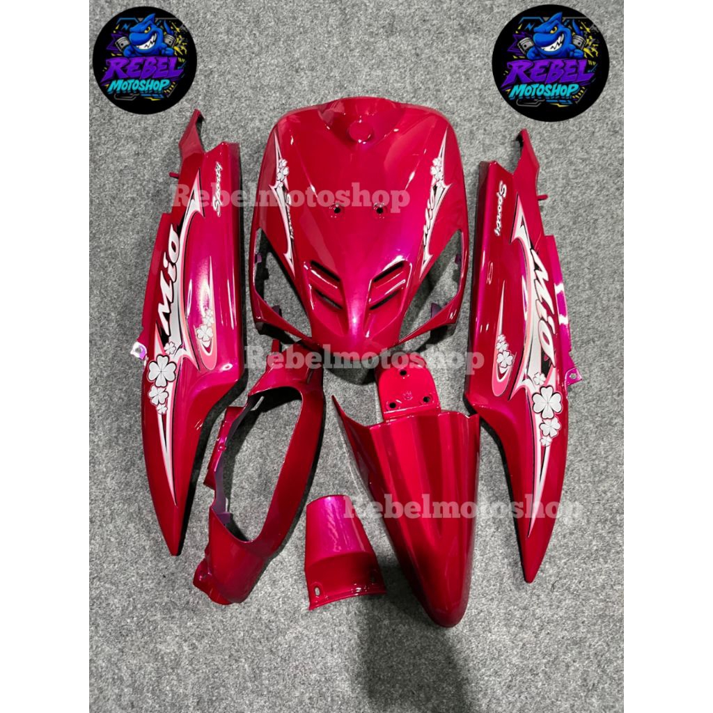 Jual Cover full body halus Yamaha mio sporty warna pink magenta plus ...