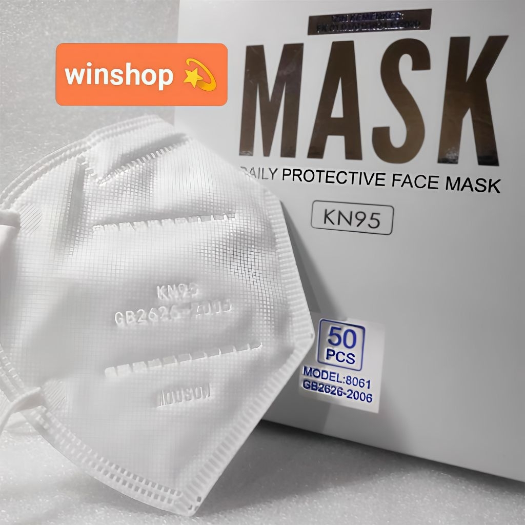 Jual MASKER KN95 MOUSON 5 PLY HITAM/PUTIH (Grade A) 10s | Shopee Indonesia