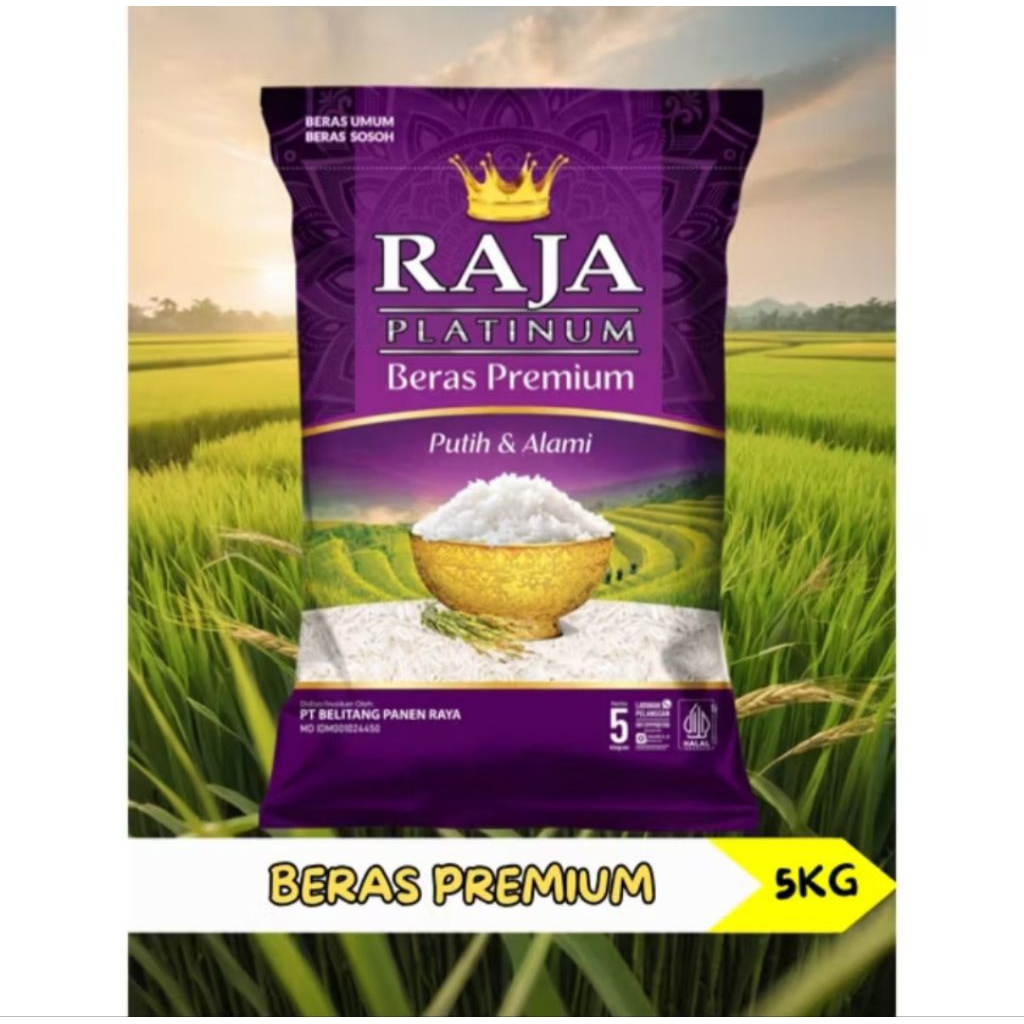 Jual Beras Raja Platinum Premium 5kg | Shopee Indonesia