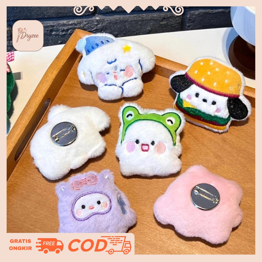 Jual Bros Lucu Aksesoris Wanita Kawaii Pin Boneka Buat Jepit Tas Jaket ...