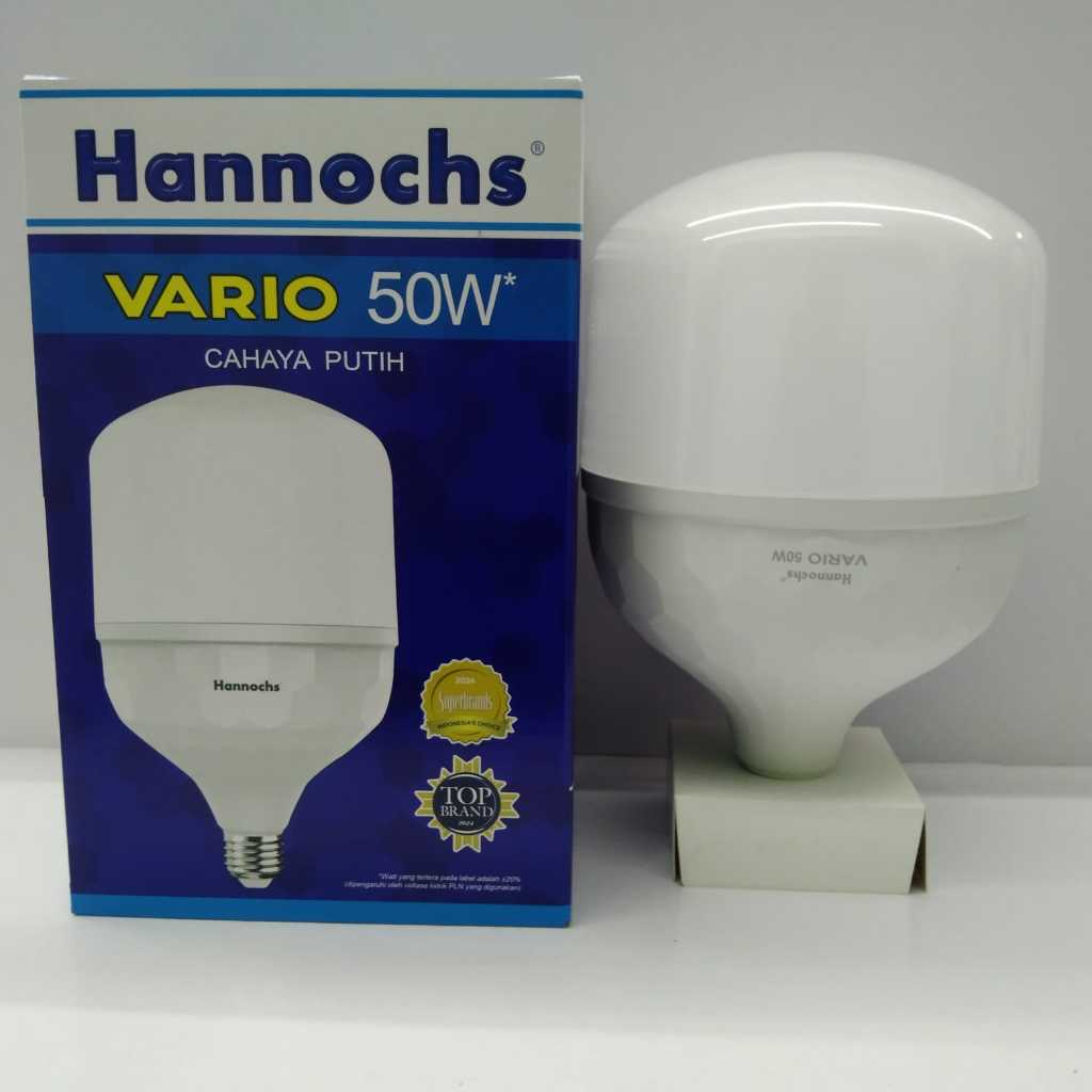 Jual Hannochs Vario Bohlam Bola Lampu Led Rumah Kamar 50 Watt Putih ...