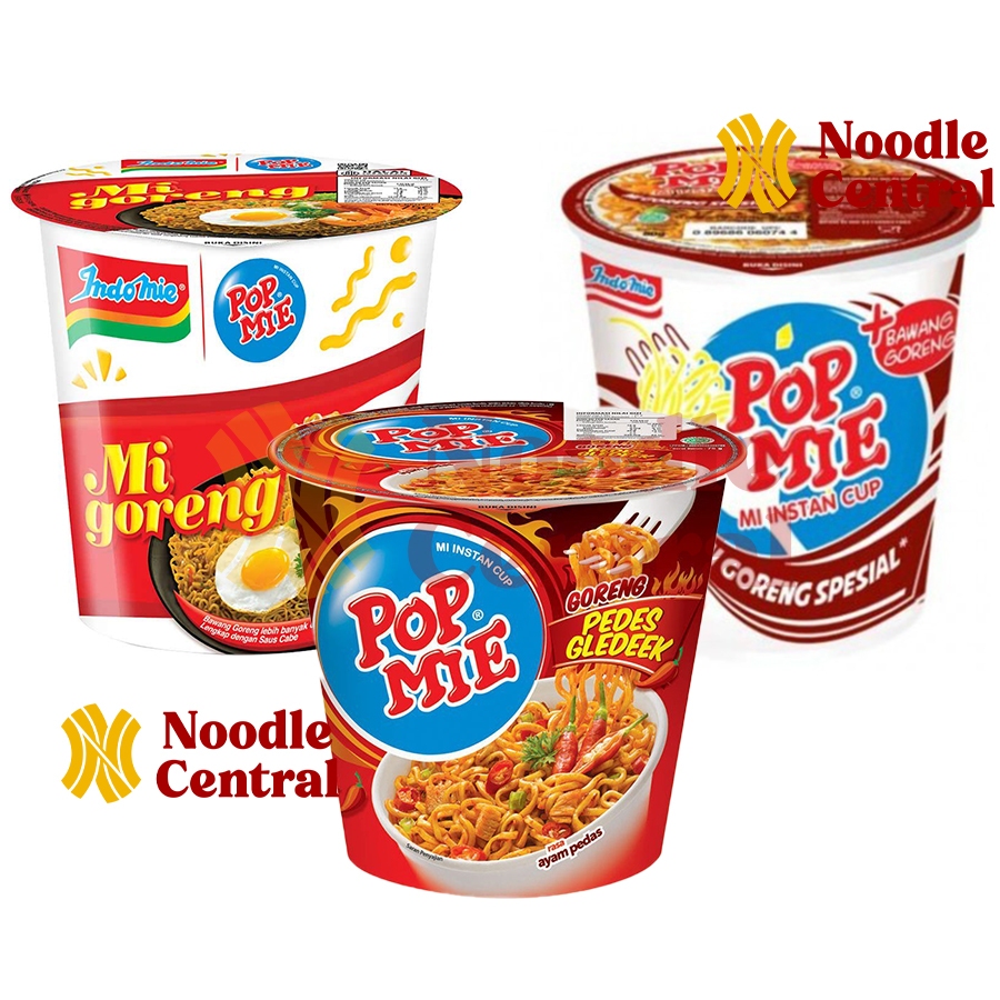 Jual Indomie - POP MIE instan Varian Reguler GORENG | Shopee Indonesia